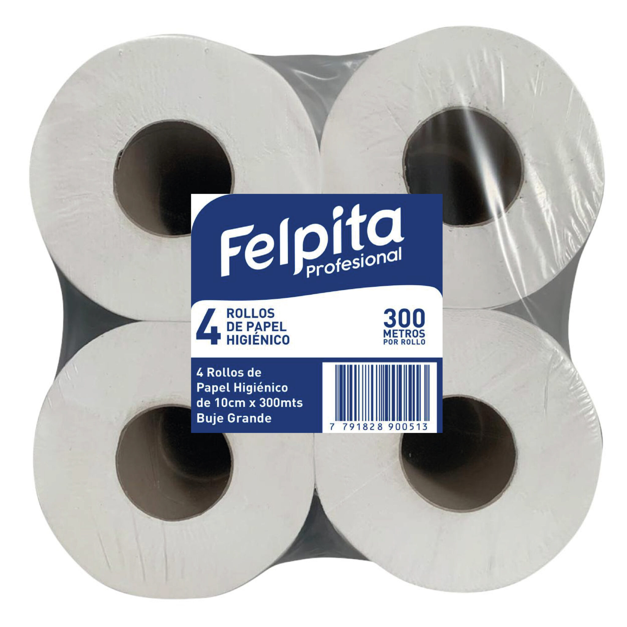 Papel Higiénico Felpita 4 un x 300 Mts Cono Grande – Tienda Prodelimp